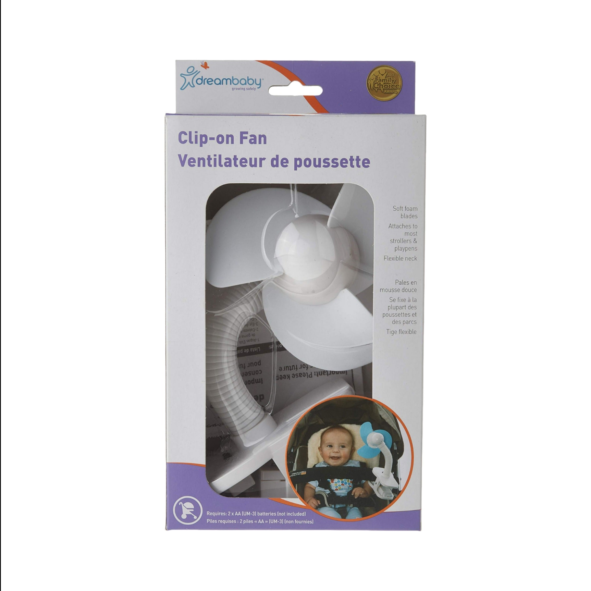 White Clip On Fan – Effluz
