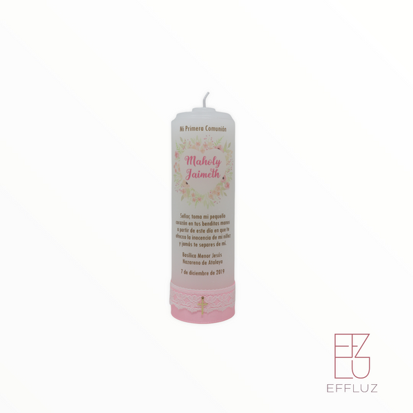 VELA PARA PRIMERA COMUNION MODELO MAHOLY 6 PULG MODELO MAHOLY – Effluz